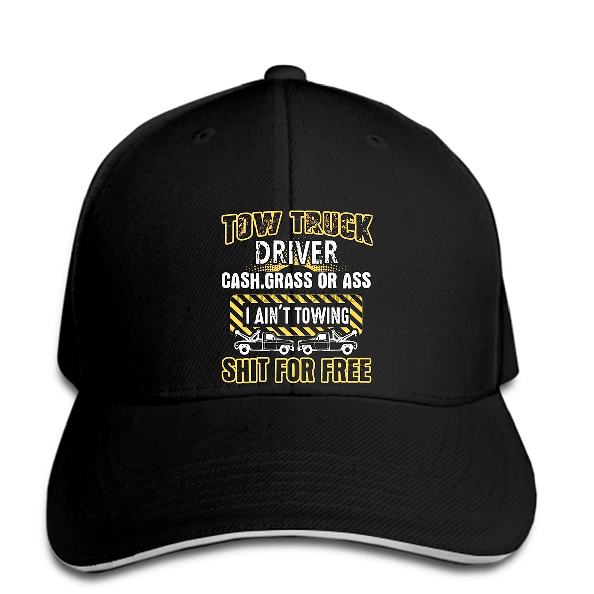 hip hop Baseball caps Custom Printed Men Tow Truck Driver women ...