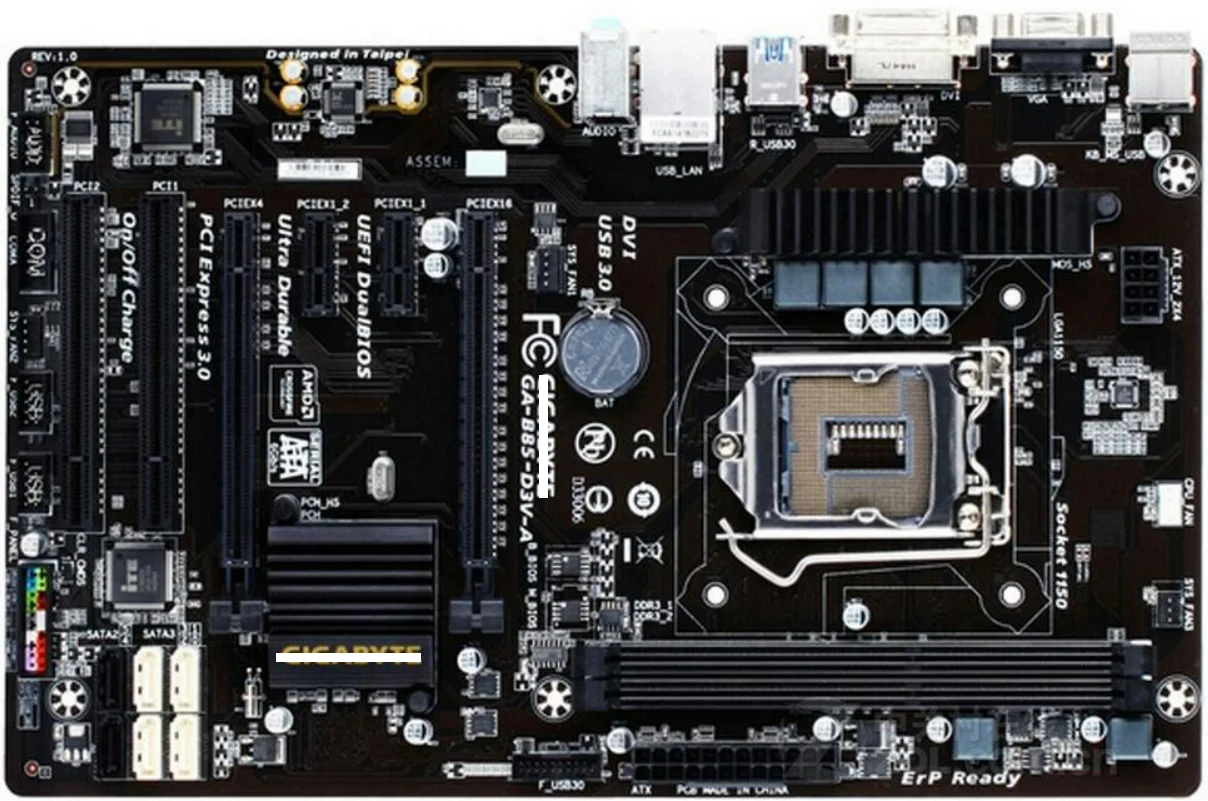 원래 마더 보드 Giga GA B85 D3V A 1150 DDR3 B85 D3V A 데스크탑 마더 보드 메인 보드|마더보드 ...