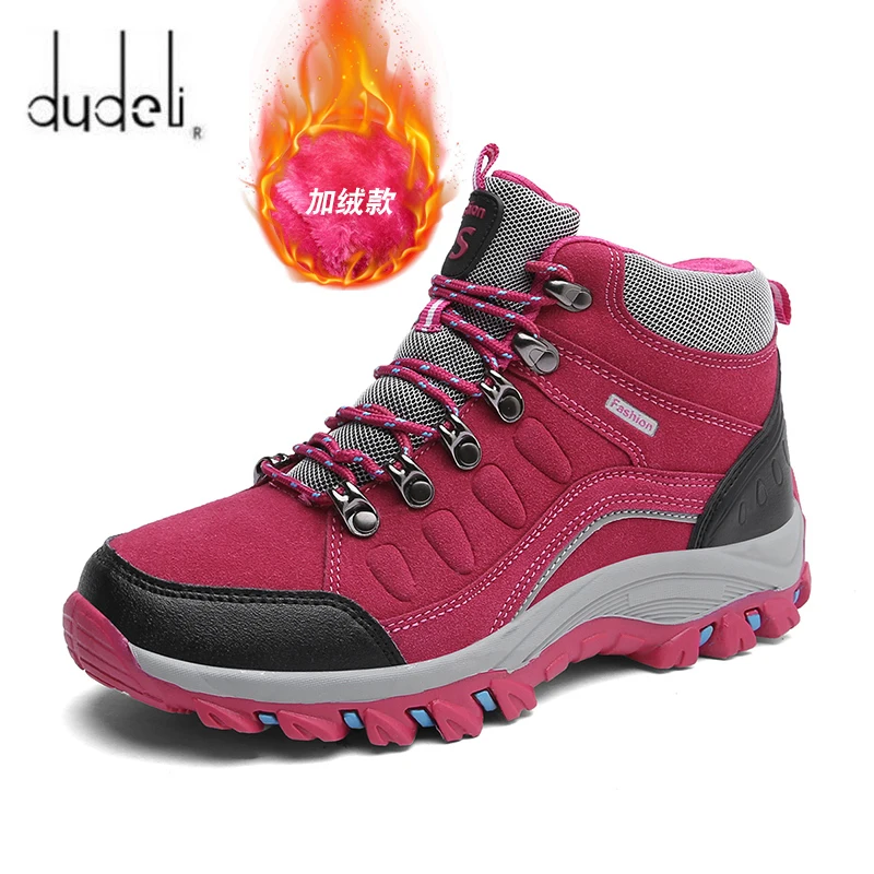 Waterproof Hiking Shoes Woman Outdoor Trekking Boots Climbing Treking ...