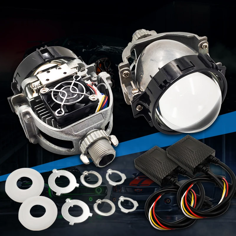 Bi-Led-Projector-Lens-H7-H4-H1-9005-9006-H13-9004-9007-LED-Headlights ...