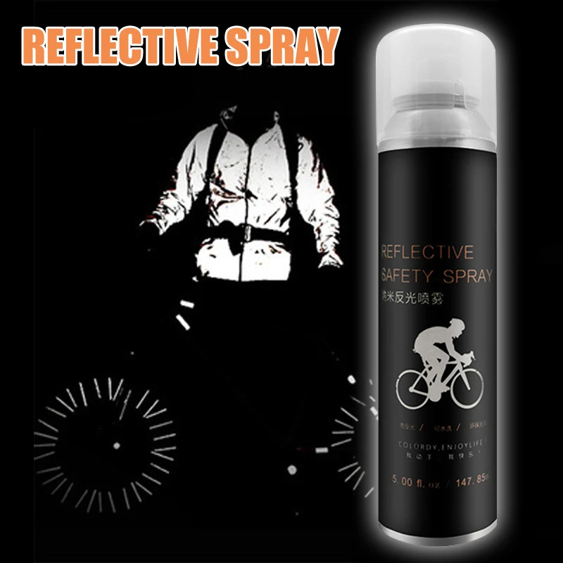 High Silver Light Reflect-all Reflective Spray Paint Reflecting Washed ...