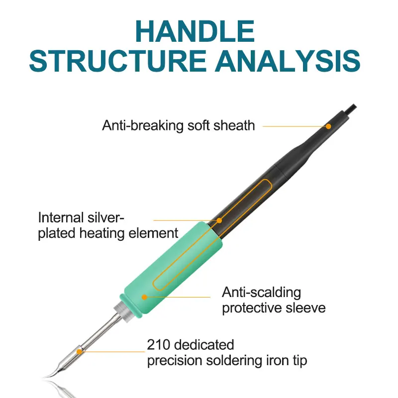 Poste a souder,Poignée de fer à souder de précision T245 T115 T210,pour JBC WL C210 C245 C115 ...