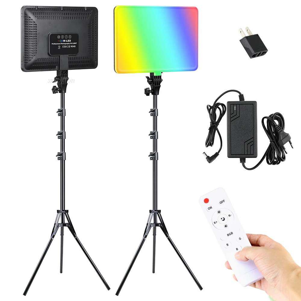 RGB-LED-Video-Lighting-0-360-Full-Color-3000K-6500K-Color-Temperature ...