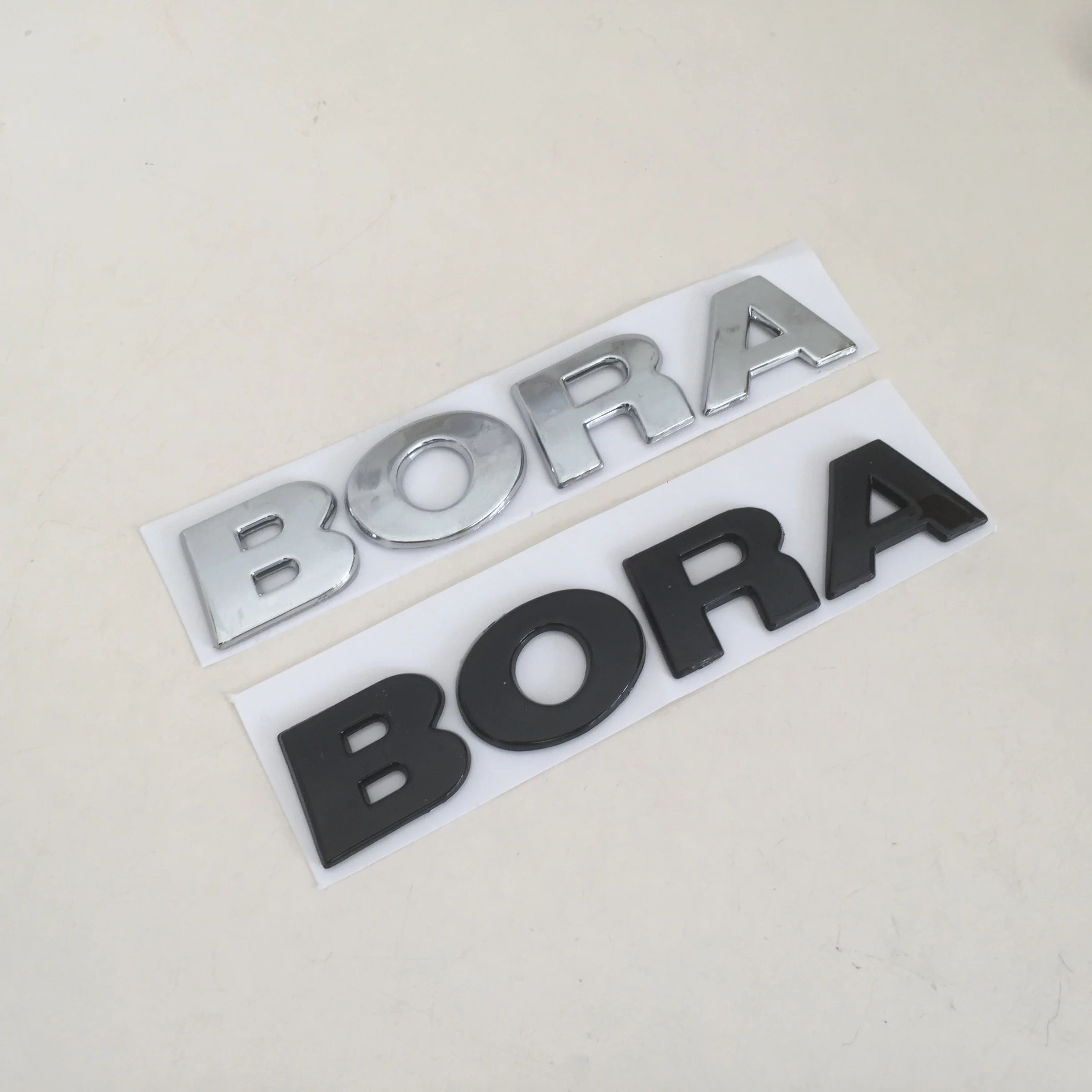 1-piezas-3D-ABS-BORA-coche-parachoques-trasero-maletero-carta-emblema ...