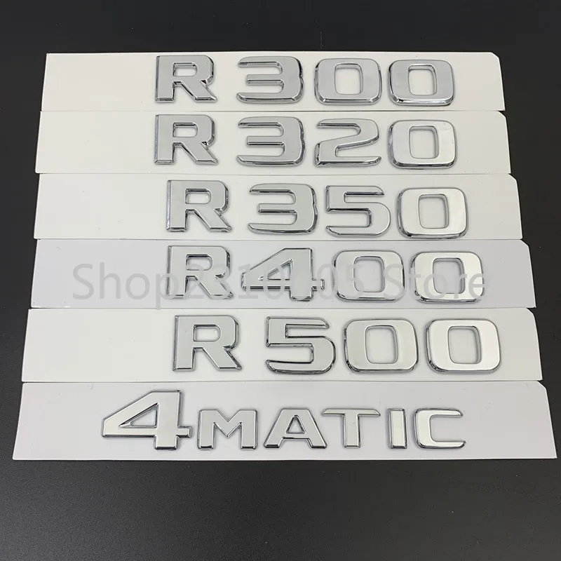 2017-Chrome-Trunk-Letters-Fender-Badge-Emblem-Sticker-for-Mercedes-Benz ...