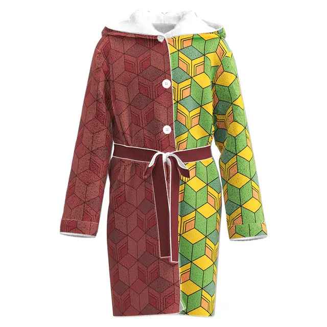 Anime Demon Slayer Pajama Cosplay Costume - AllCosplay.com