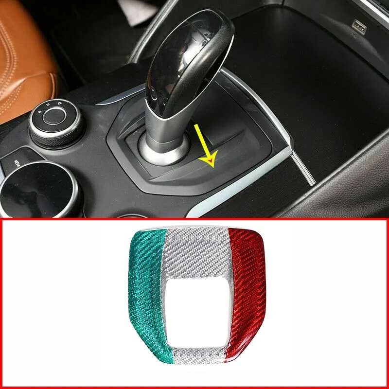 Real Tricolor Carbon Fiber for Alfa Romeo Giulia -2019 Car Center ...
