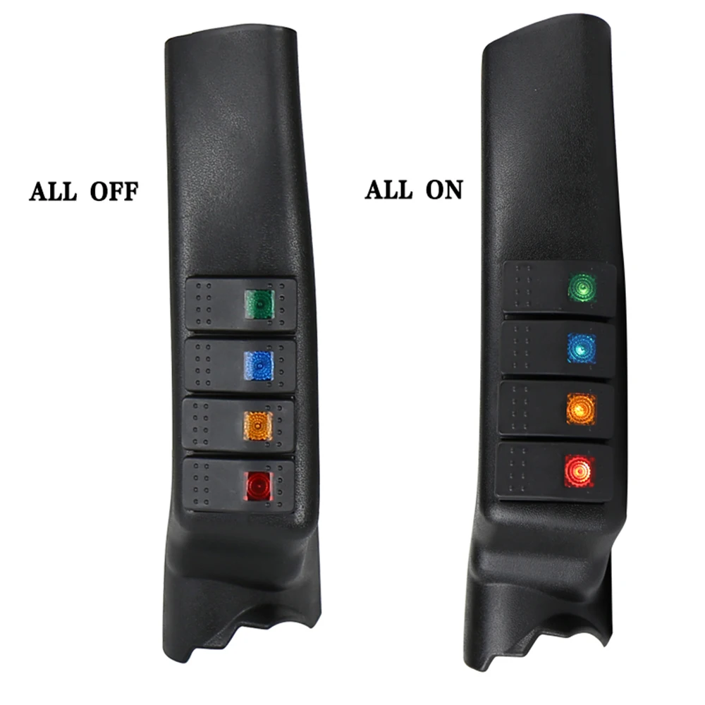 Car A Pillar Switch Pod Panel Left Side Rocker for Jeep Wrangler JK ...