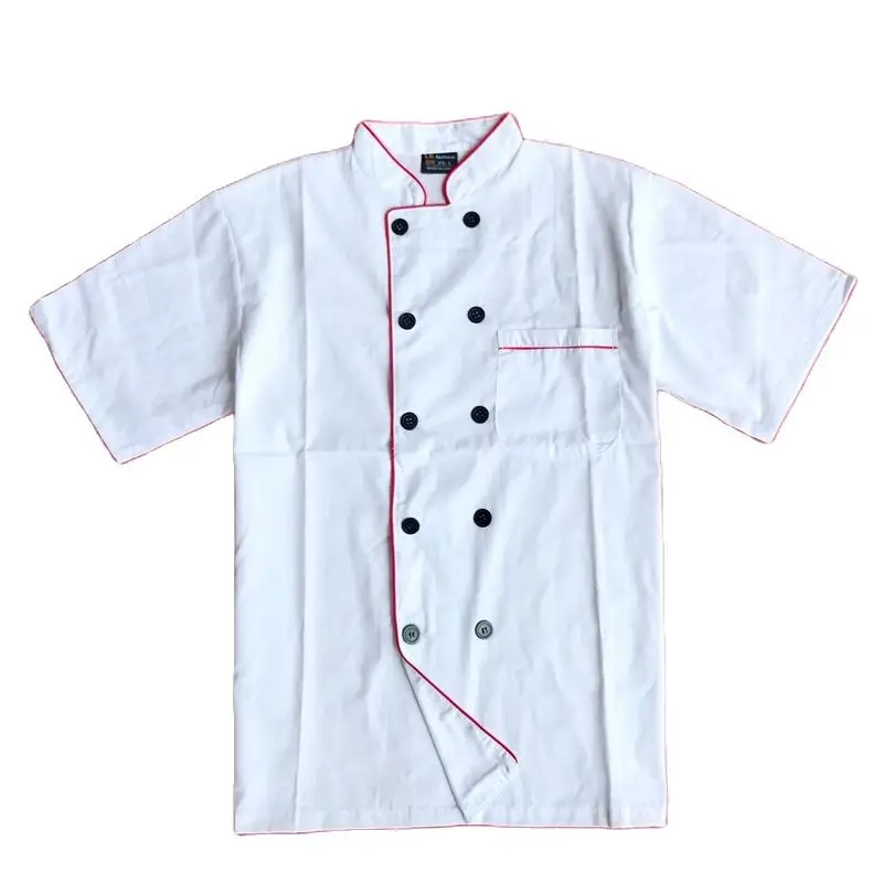 Chefs Clothes Short Sleeve Canteen Kitchenware Hotels Restaurants ...