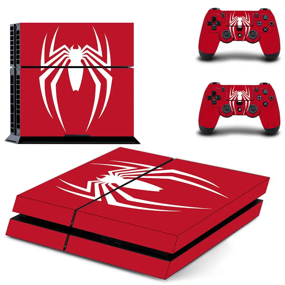 Spiderman Full Cover Faceplates PS4 Skin Sticker Decal For PlayStation ...
