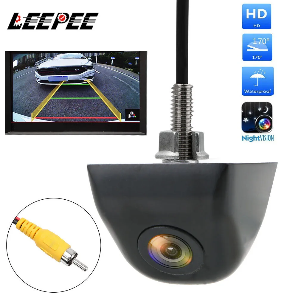 170 Degree Wide Angle Car Universal Reverse Rear View Camera Color ...