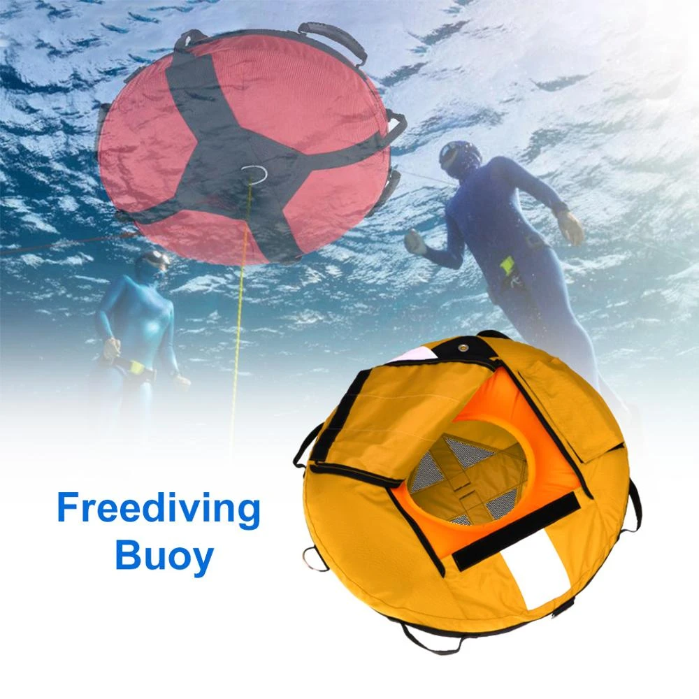 High Visibility Freediving Buoy Safety Inflatable Training Float For ...