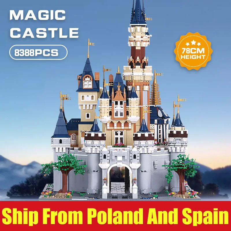 Mould King 13132 Movie Toys Compatible 16008 Cinderella Princess Castle ...