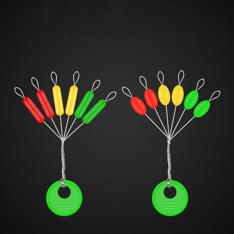 60pcs/10sets Colorful Rubber Stops Carp Fishing Line Resistance Space ...