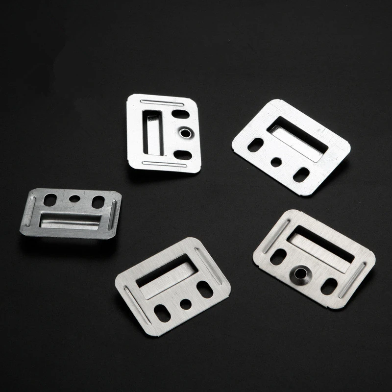 50pcs Buckle Hasp Plate Fixing Piece Latches Locks Wall Panel Panel ...