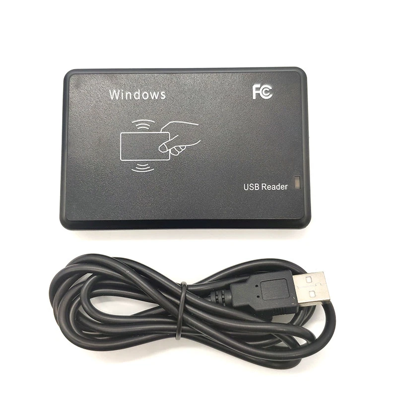 125KHz 13.56MHz RFID Reader USB Proximity Sensor Smart Card Reader no ...