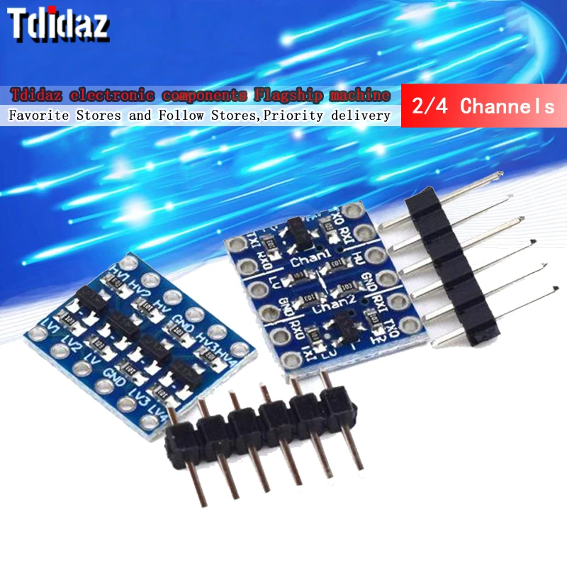 10pcs 2/4 Channels Iic I2c Logic Level Converter Bi-directional Module ...
