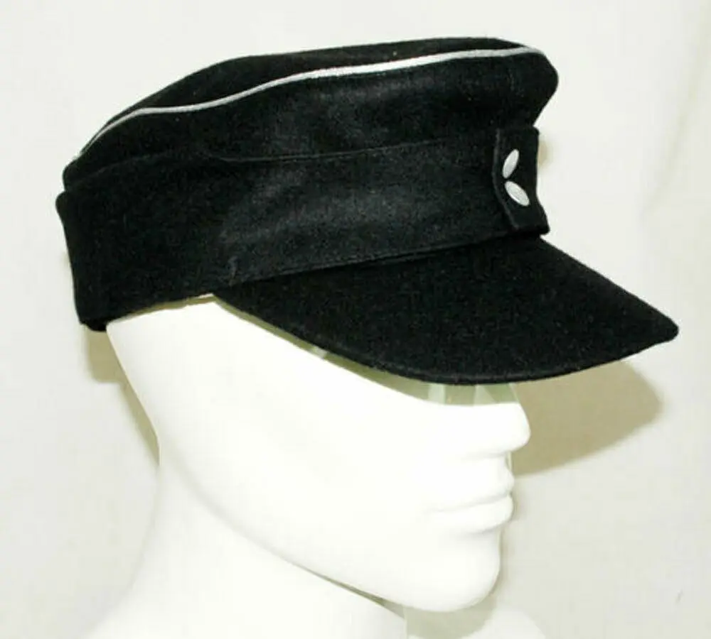 Wwii Ww2 German M43 Panzer Officers Wool Field Cap Wh Em Hat In Sizes ...