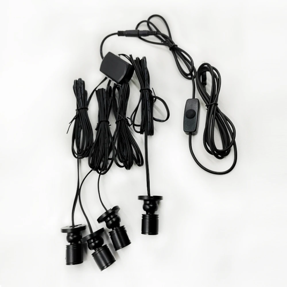 A-group-of-4-pcs-LED-Spots-Light-Dimmable-USB-5V-1W-Lamp-Model-Display ...