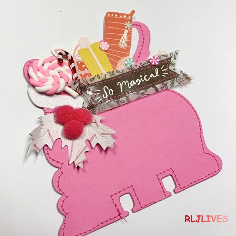 Santa Gift Bag Memorydex Metal Cutting Dies Stencils For Diy ...