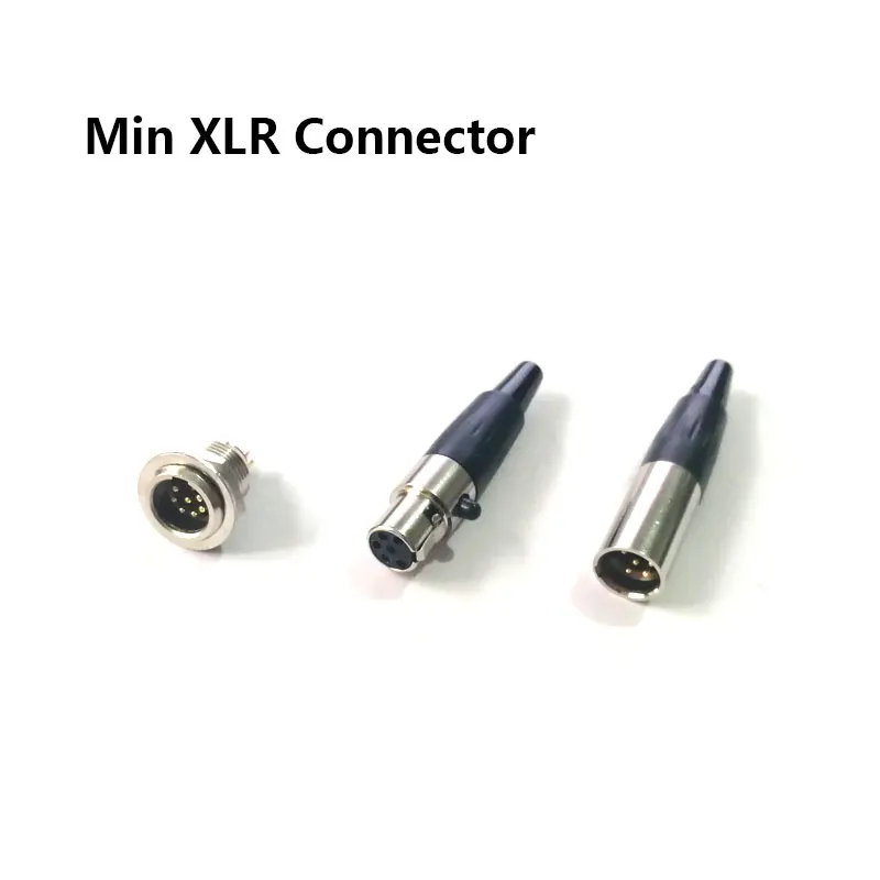 미니 Xlr 커넥터 미니 항공 마이크 마이크 커넥터 금도금이 있는 아연 합금 구리 핀 3 4 5 6 7 핀 사용 가능