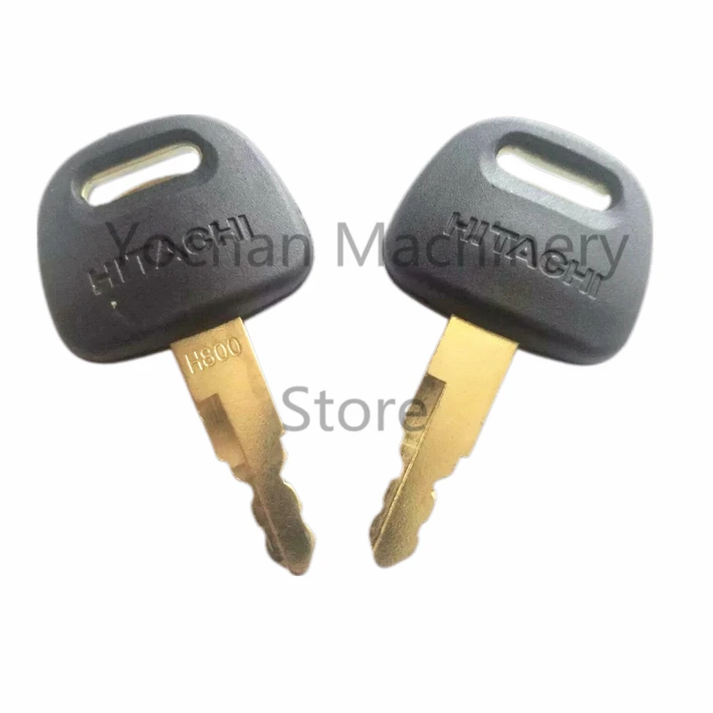 2 Pcs H800 Excavator Ignition Key For Hitachi Zax Zaxis Grab Bu0028 Zax ...