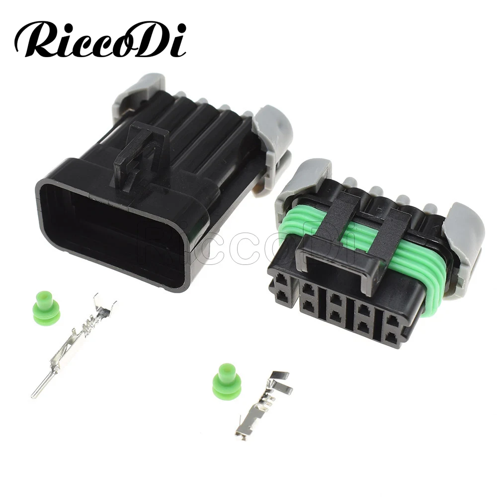1 20 Kits 10 Pin 12045808 12065425 Car Waterproof Connector With ...