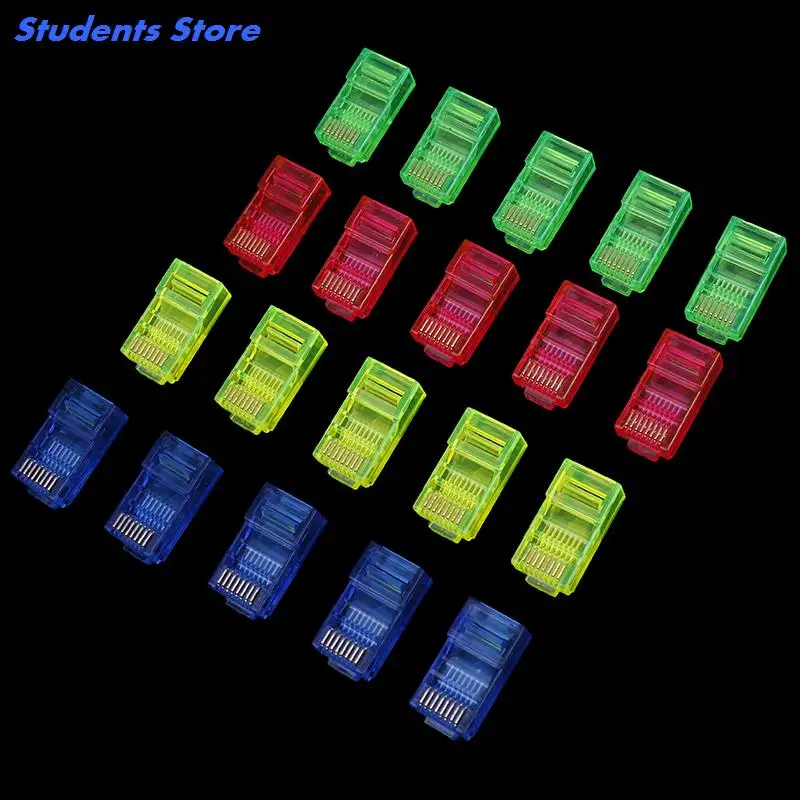20pcs/pack RJ45 Ethernet Cables Module Plug Network Connector RJ 45 ...