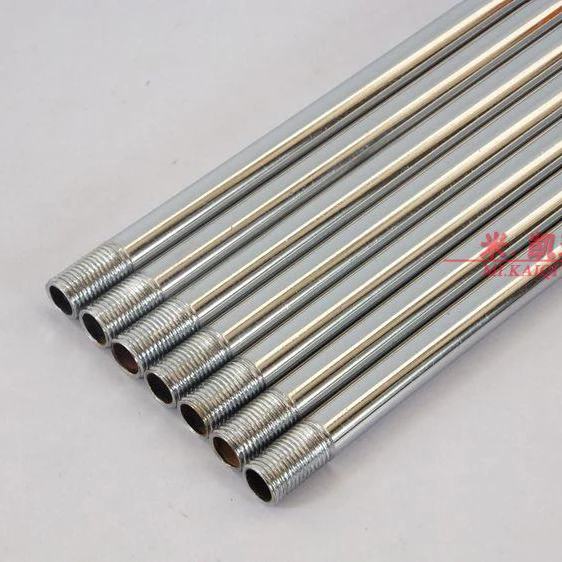 4PCS-Lamp-floor-lamp-chrome-straight-tubes-connecting-tube-hollow-teeth ...