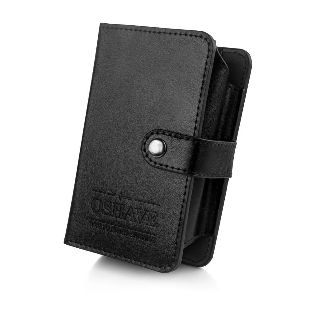 QSHAVE Razor Shaving Brush Travel Case, Snap on, Wet Shaving Travel Kit ...