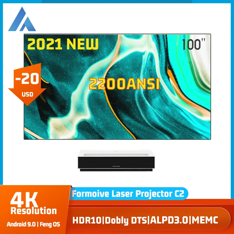 New Fengmi Formovie Laser Projector 4K Cinema 2 Ultra HD Smart ...