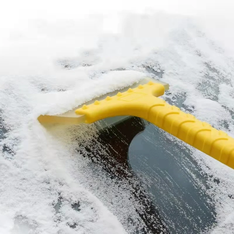 Raclette-dégivrant,Grattoir à glace en caoutchouc pour voiture, pelle à ...