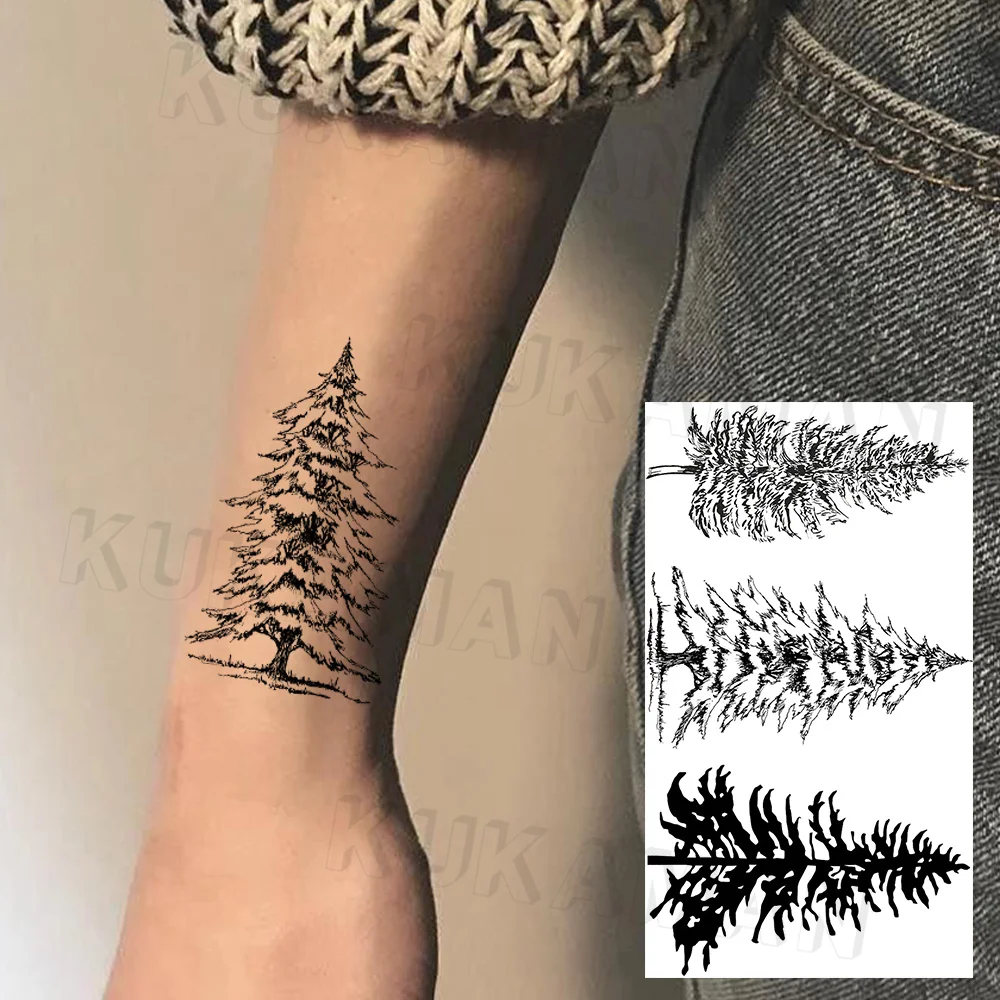 Evergreen Tree Tattoo