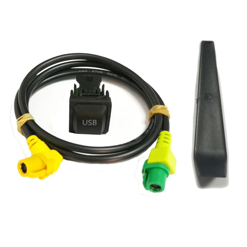 Автомобильный USB AUX переключатель кабельный жгут USB аудио адаптер ...