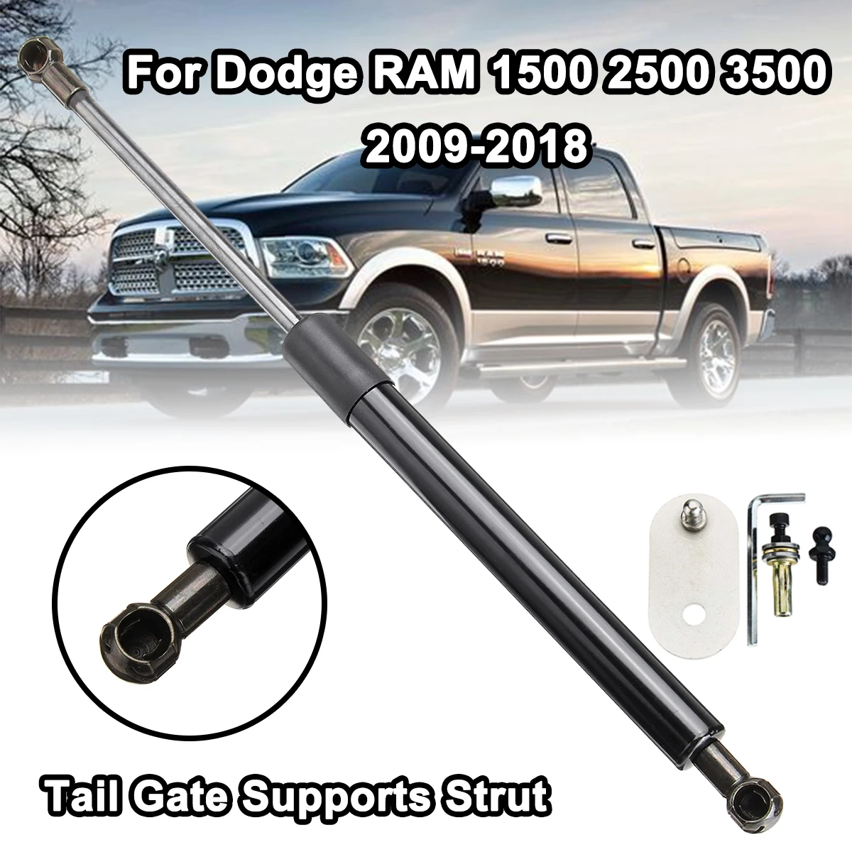 For Dodge RAM 1500 2500 3500 Pickup 2009-2018 Car Rear Trunk Tail Gate ...