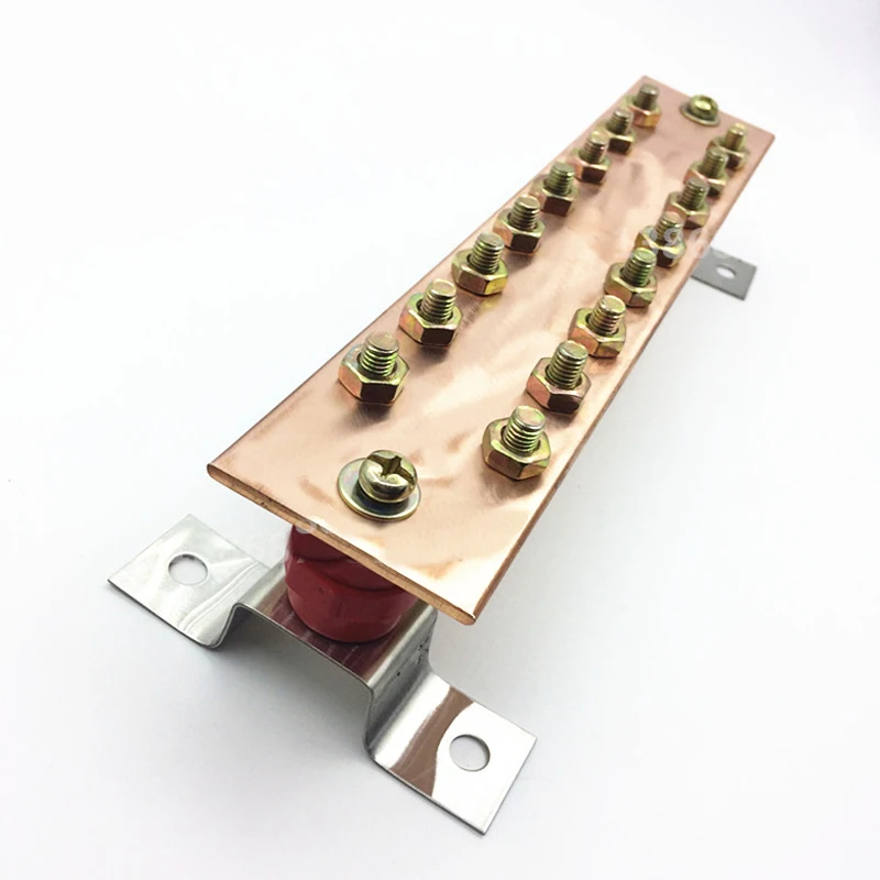 4*50*300 Tinned Copper Grounding Busbar Equipotential Battery Link Bar ...