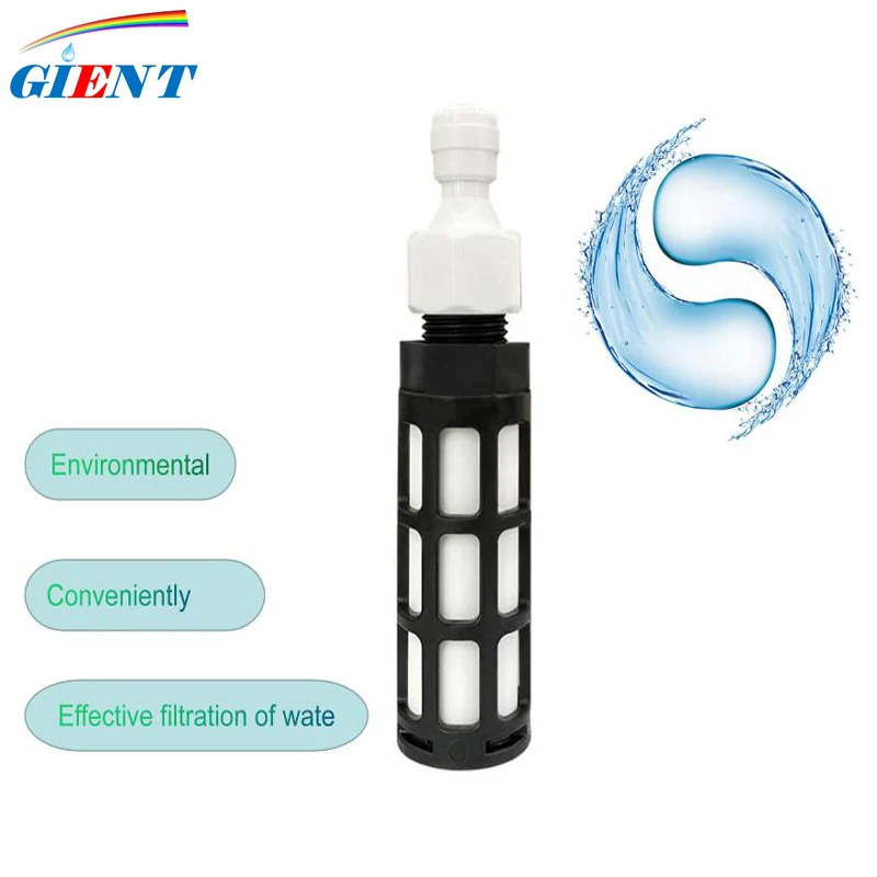 1/4 3/8 Inch Air Silencer Absorb Noise Filter Water Filter Plastic ...
