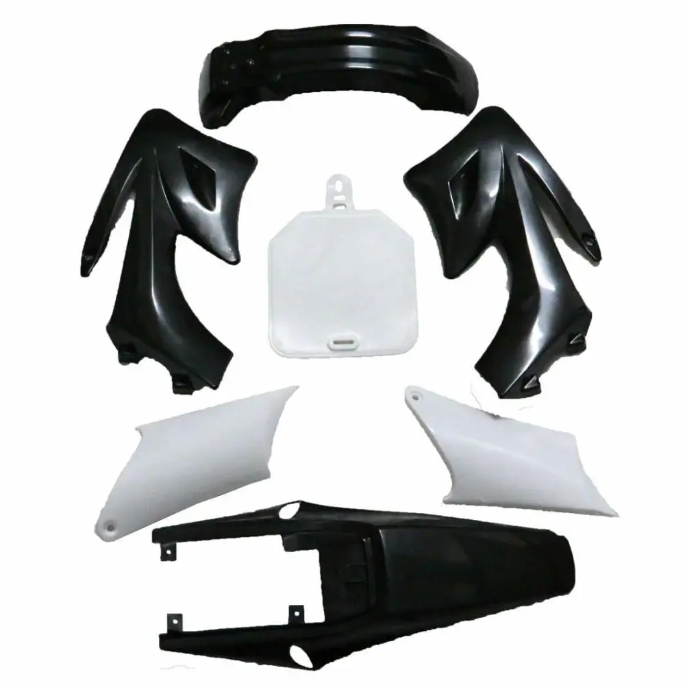 Black &White Plastic Body Fender Kit For Apollo Orion 110cc 125cc 150cc ...