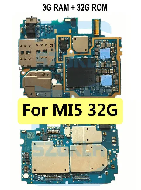 Placa base para Xiaomi Mi 5 M5 MI5, 3 GB de RAM, 32 GB de ROM, con ...