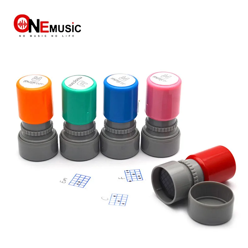 Guitar-Ukulele-Common-Chord-Stamp-6-String-3-Frets-Rubber-Stamps ...