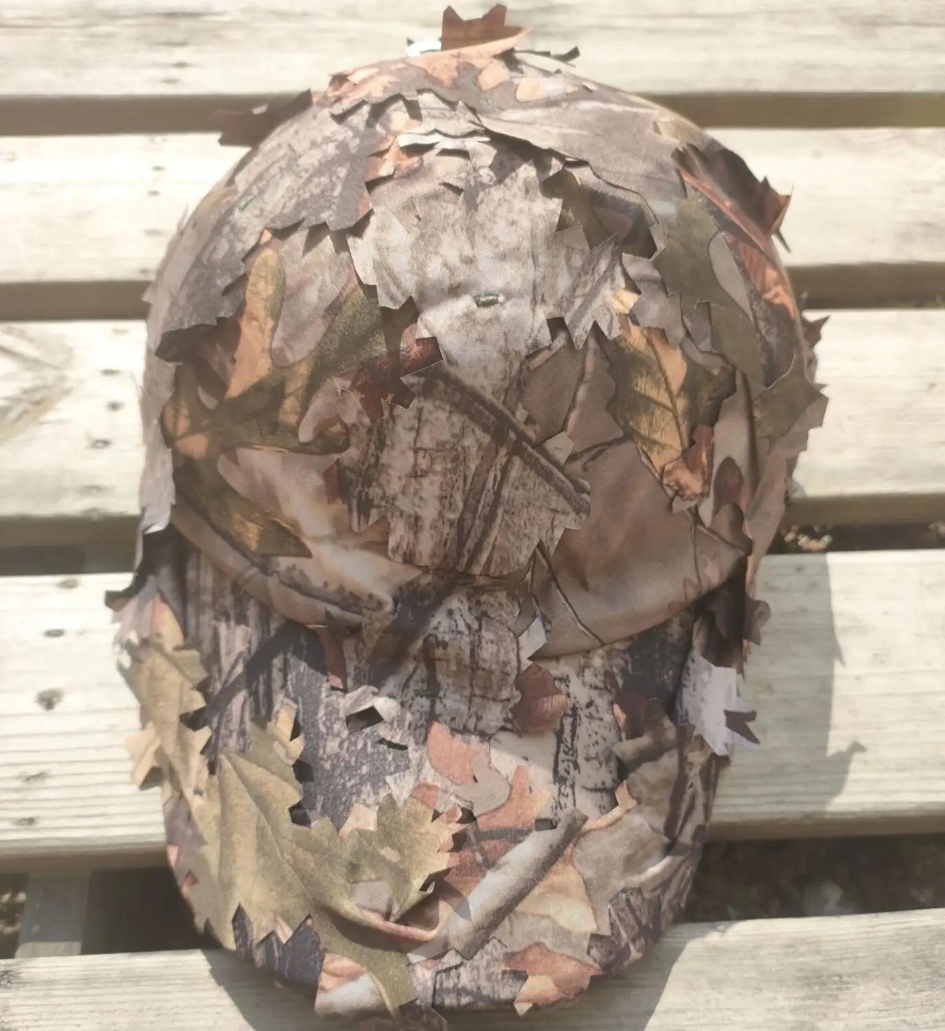 New 3d Hunting Cap Sneaky Woodland Leaf Cap Leafy Woodland Camo Hat ...