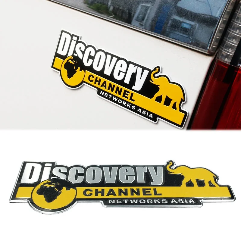 Car Styling DISCOVERY CHANNEL Emblem Badge Sticker Vehicle Truck Auto ...