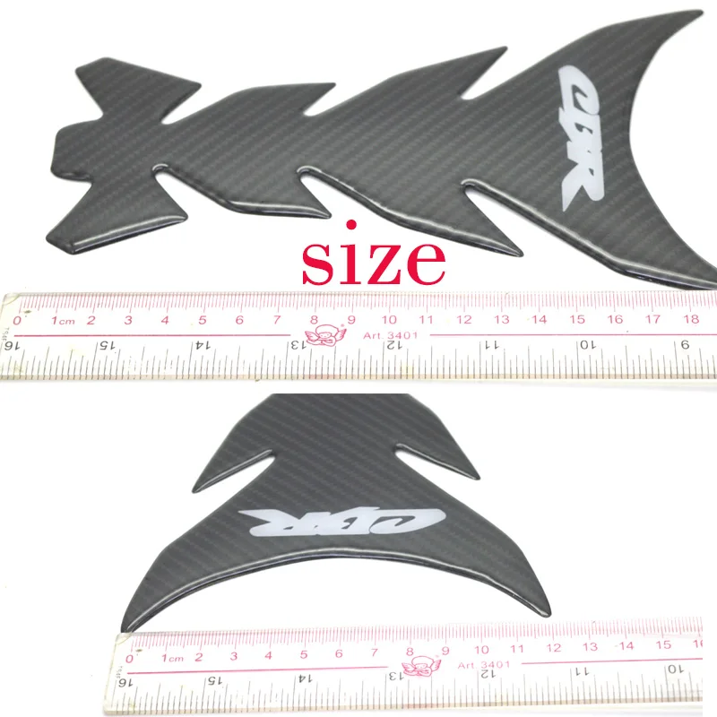 3D Carbon Look Motorcycle Tank Pad Protector Decal Stickers Case for ...
