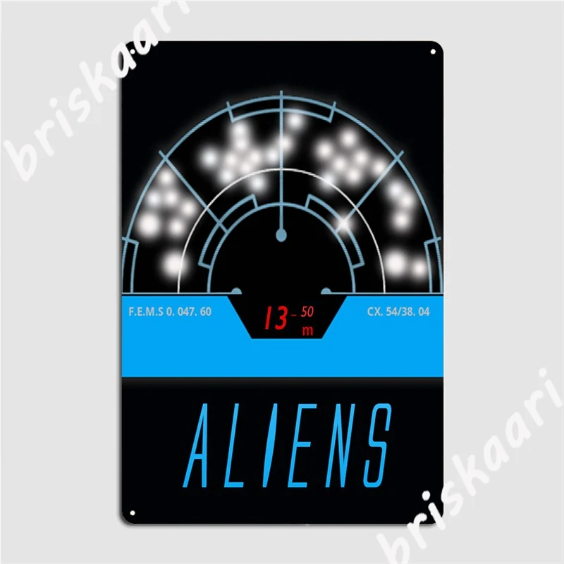Aliens Metal Sign Classic Pub Garage Garage Decoration Wall Cave Tin ...