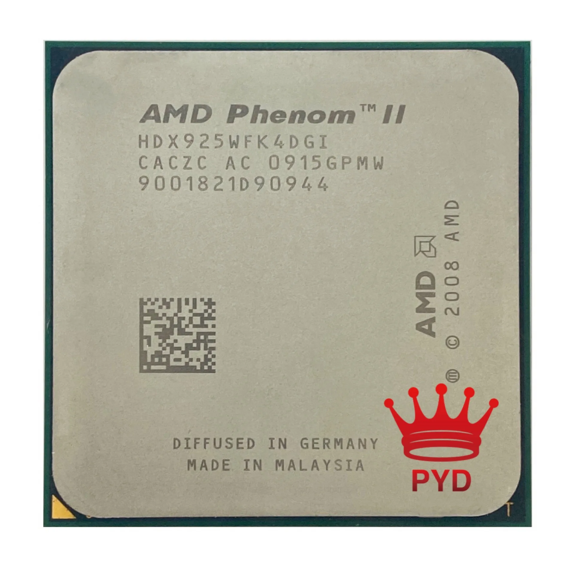 AMD Phenom II X4 925 95W 2,8 GHz Quad Core CPU procesador HDX925WFK4DGI ...