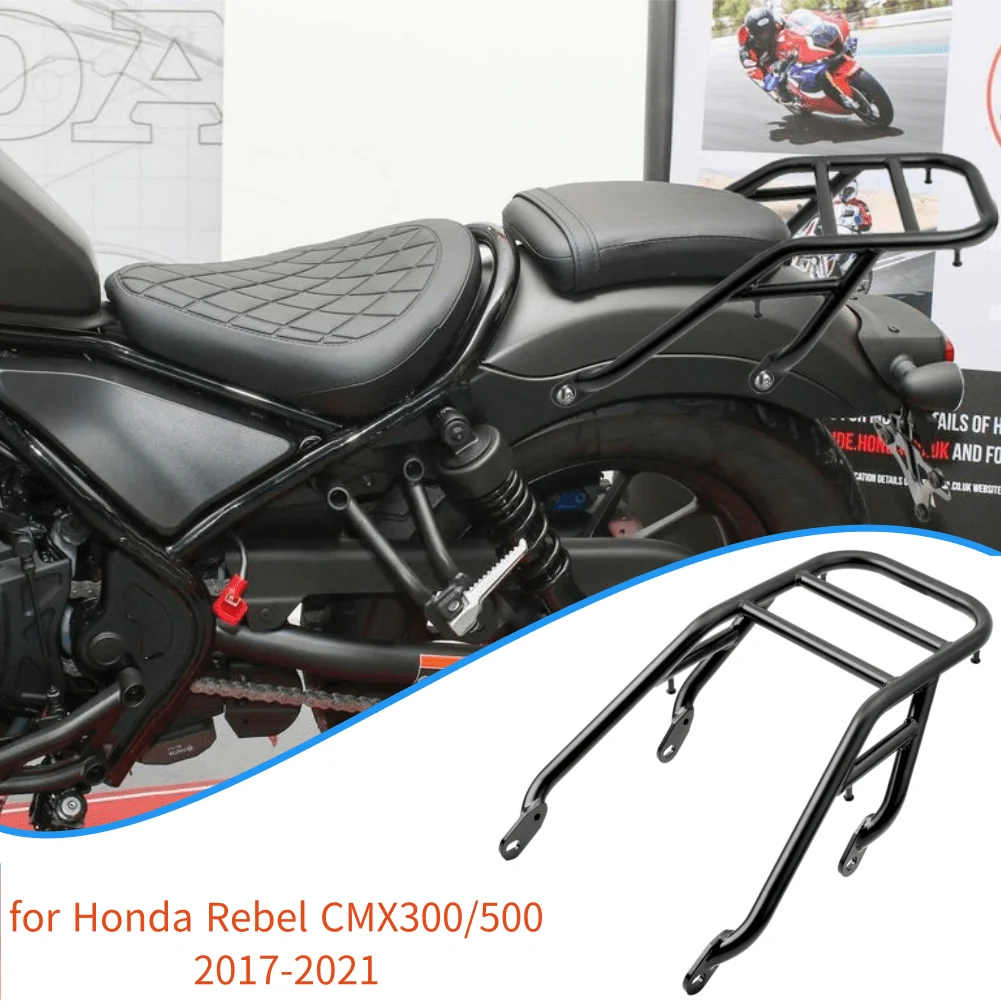 2019-CMX300-Motorcycle-Rear-Seat-Luggage-Carrier-Rack-with-Handle-Grip ...