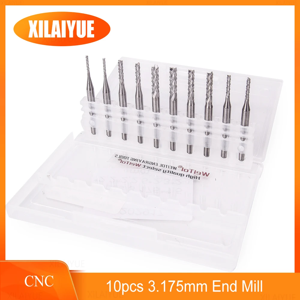 10pcs-3-175mm-End-Mill-1-5-Shank-Milling-Cutters-CNC-Router-Bits ...