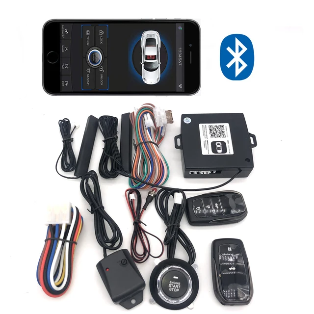 Engine Remote Start Push Start-Stop Button To Start Ignition System ...