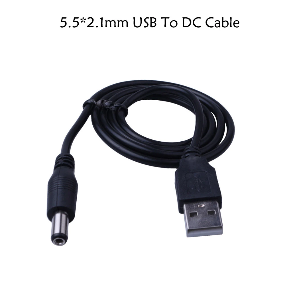 5.5*2.1mm Usb To Dc 3.5mm Power Cable Dc Power Plug Usb 5v Charger ...