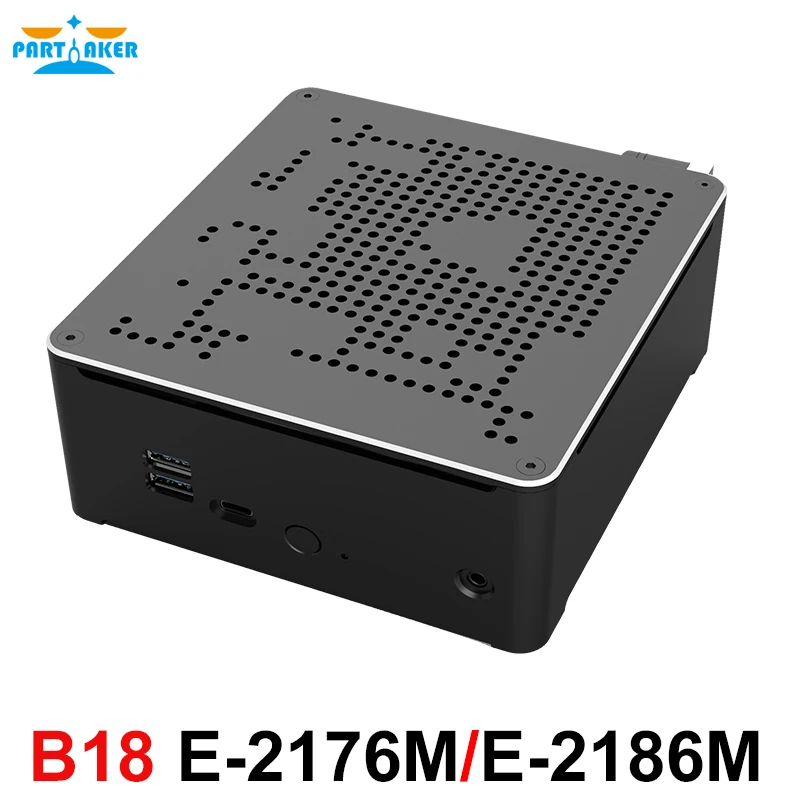 Mini PC Xeon E 2186M para juegos, Ordenador de doble Lan, E 2276M, 2 x ...